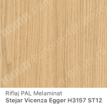 Panou Riflat Stejar Vicenza Natur H3157 ST12 Latime panou - 25 cm ...