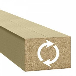 Set 6 riflaje MDF Auriu texturat 30x40 mm - Panouri-Riflate.ro